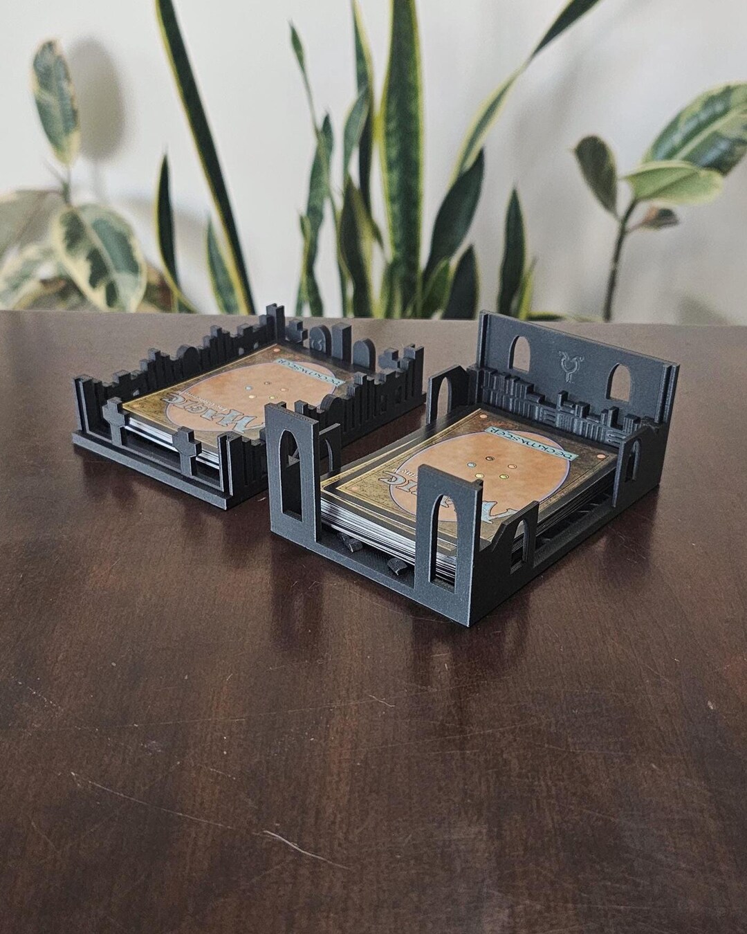 Tabletop Card Holder Rack – 3D Printed Playing & Trading Card Stand ...