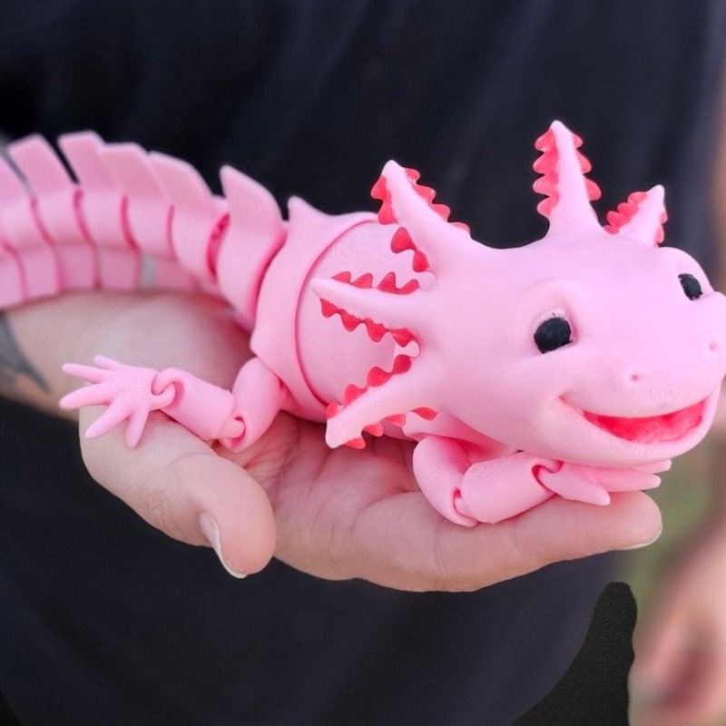3d Print File Axolotl - Etsy