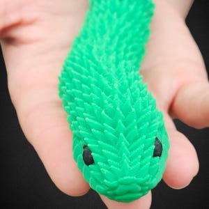 22 Articulating Snake Viper, Fidget Toy, Desk Toy, Dragon Decoration 3D ...