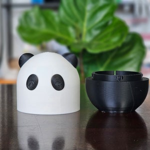 3 Sizes Panda Container Gift for Her Storage Box for Office Decor ...