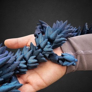 26.25 Spiked Dragon Articulating Flexi by Torua3d 008, Spiky Fidget Toy ...