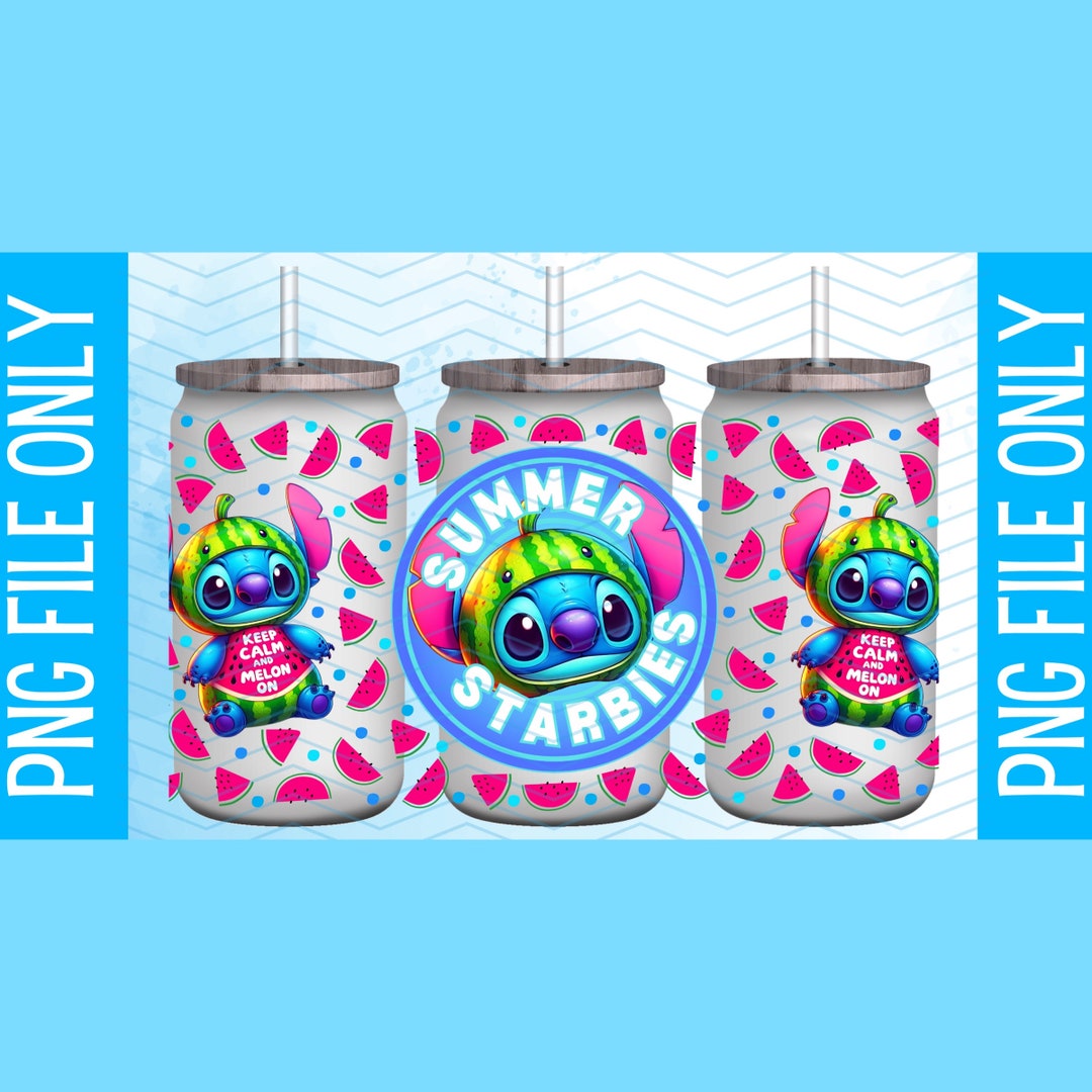 Single Cute Watermelon Summer Alien Cup Wrap Tumbler Design Tumbler ...