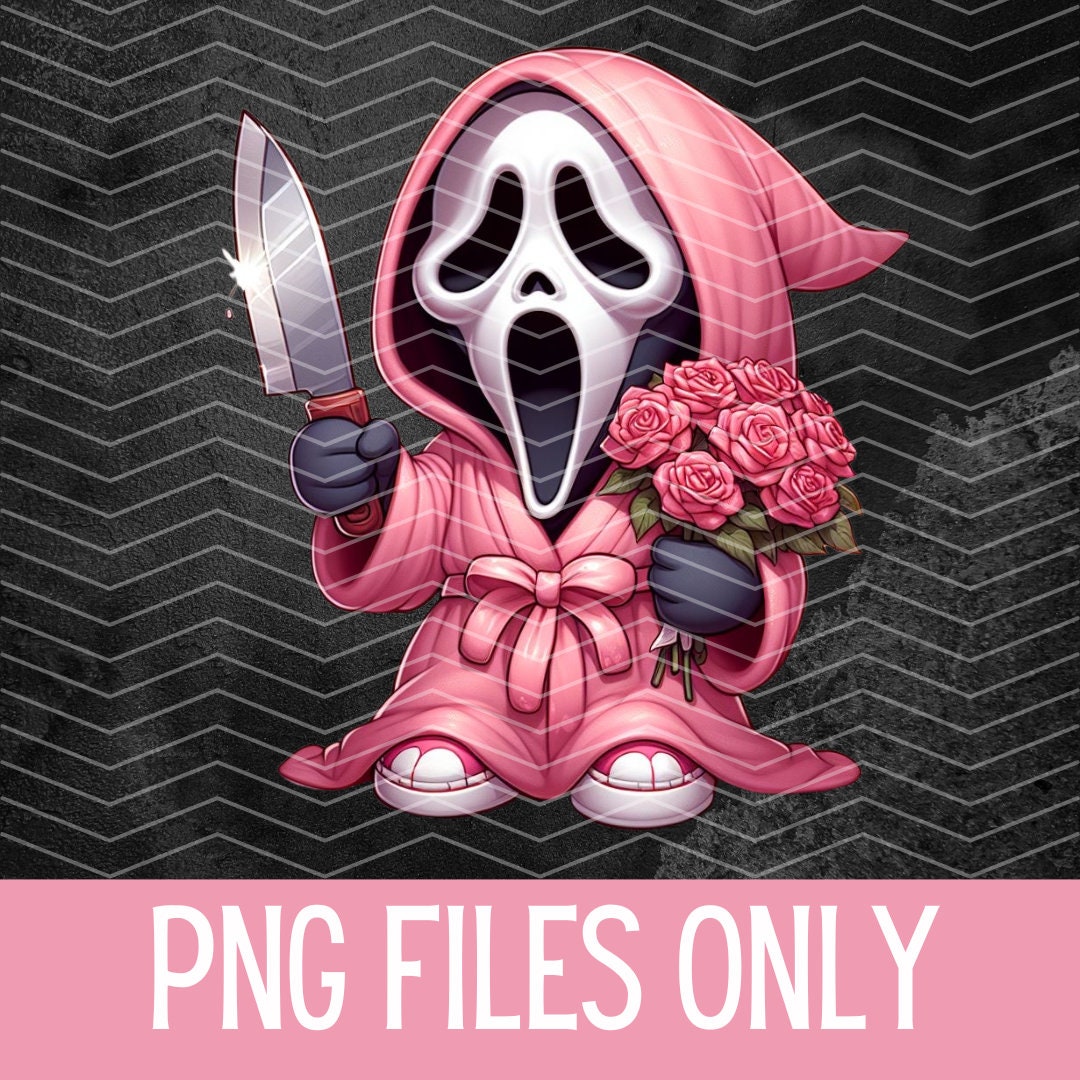 4 Cute Serial Killer Valentines PNG Designs Downloadable Digital File ...