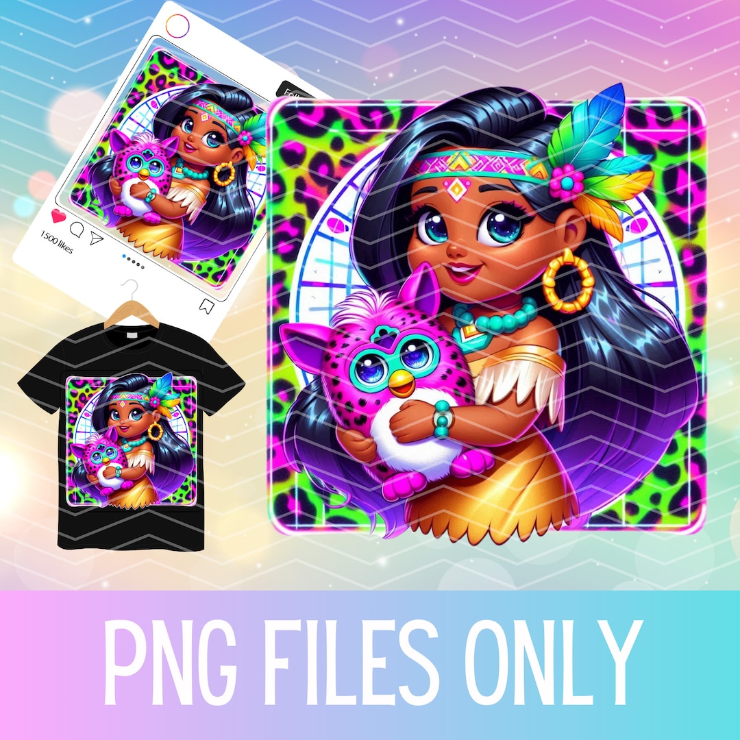 1 90s Indigenous Princess Character , PNG Designs Downloadable Digital ...