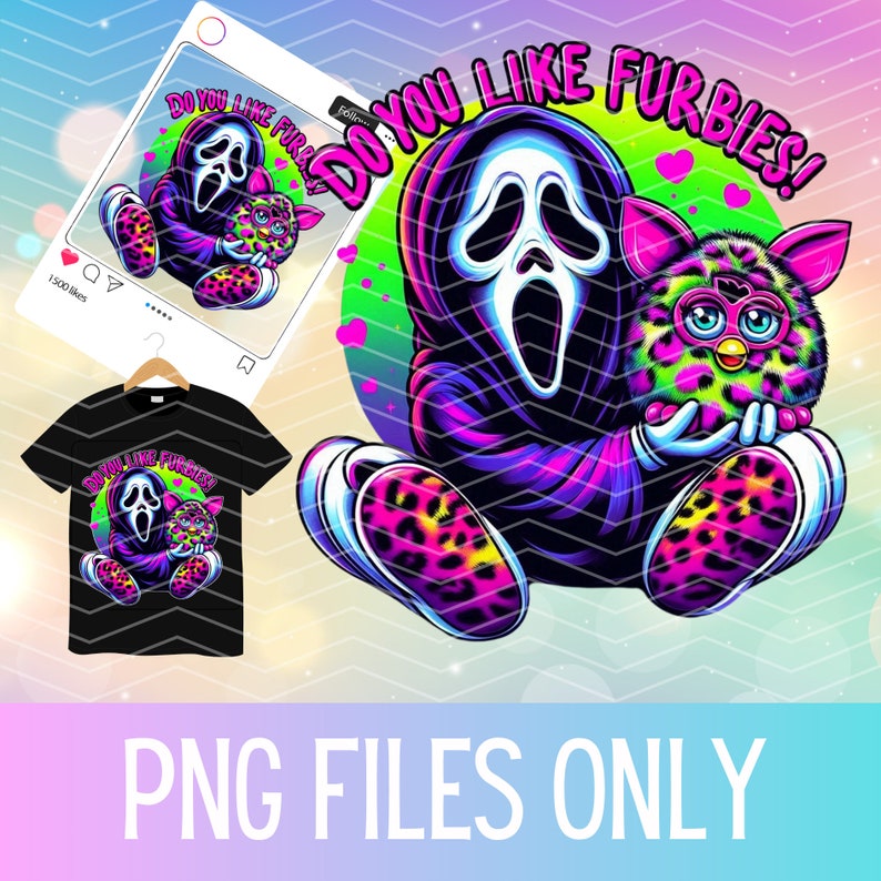 1 90s Slasher Horror Character, PNG Designs Downloadable Digital File ...