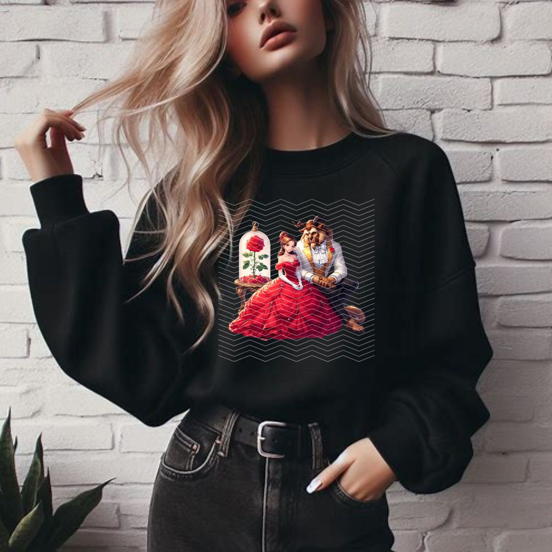 2 Cute Beauty and the Beast Bundle PNG Designs Downloadable Digital ...