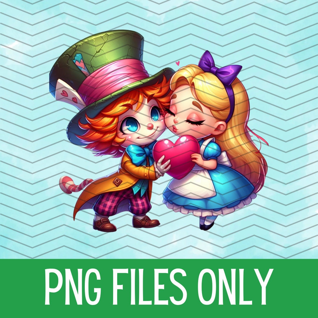 12 Colorful Wonder Girl Valentines PNG Designs Downloadable Digital ...