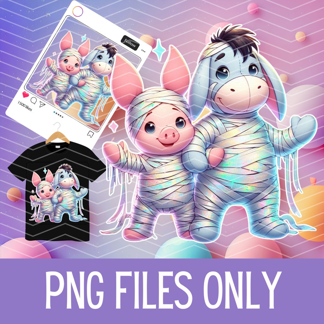 1 Cute Friends Mummies Character, PNG Designs Downloadable Digital File ...