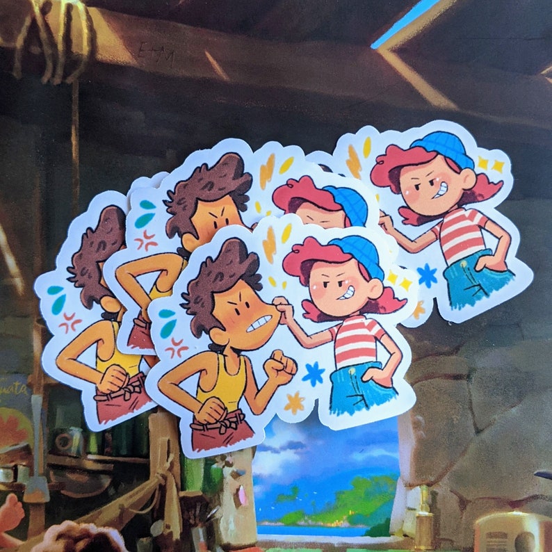 Alberto & Giulia | Pixar Luca | Sticker - Etsy