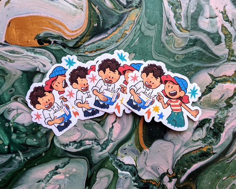 Luca & Giulia | Pixar's Luca | Sticker - Etsy