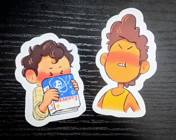 Luca & Alberto Sticker Set | 2pc | Pixar Luca - Etsy