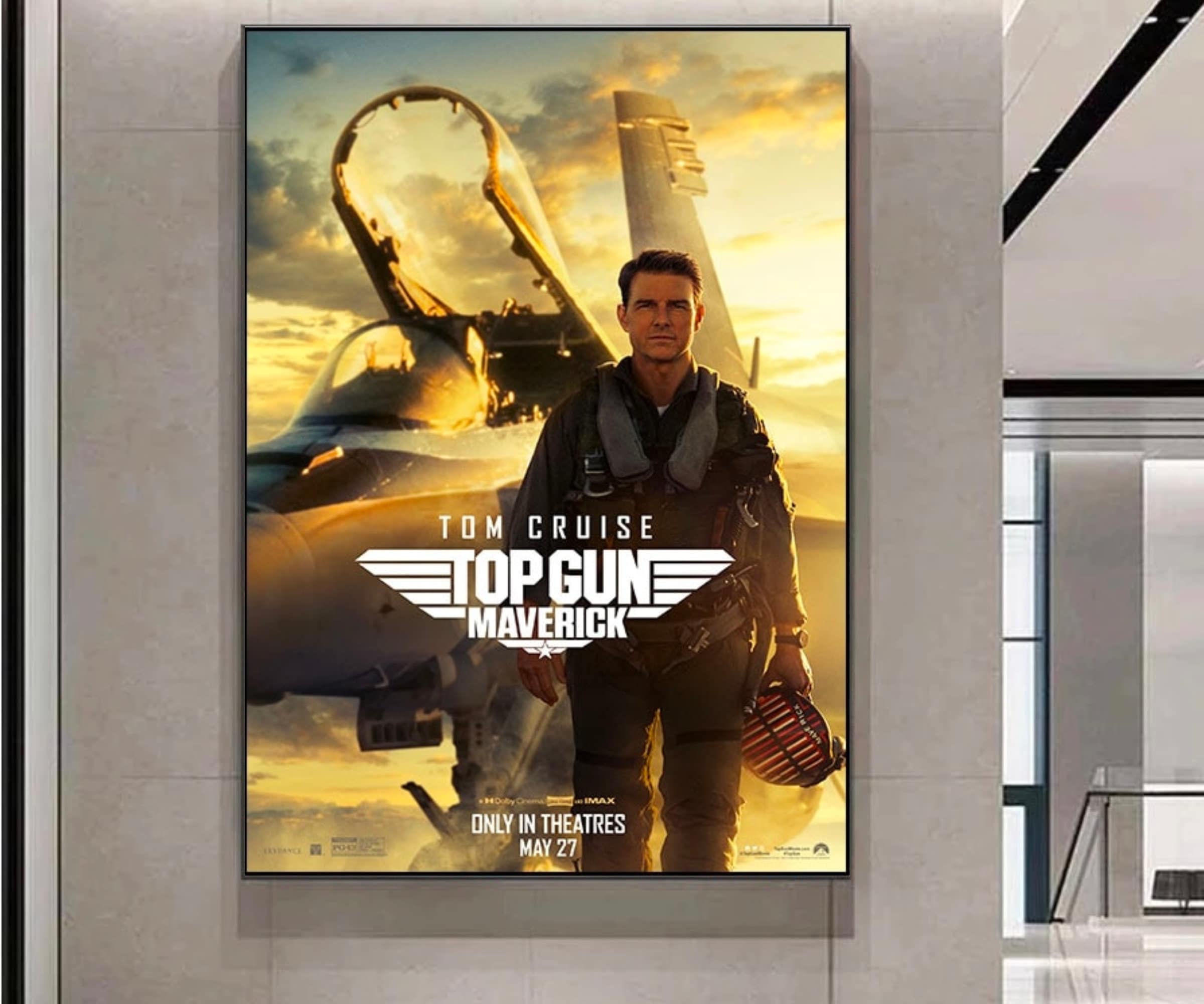 Poster Top Gun Maverick, Modern Movie Living Room Wall Decor, Poster ...