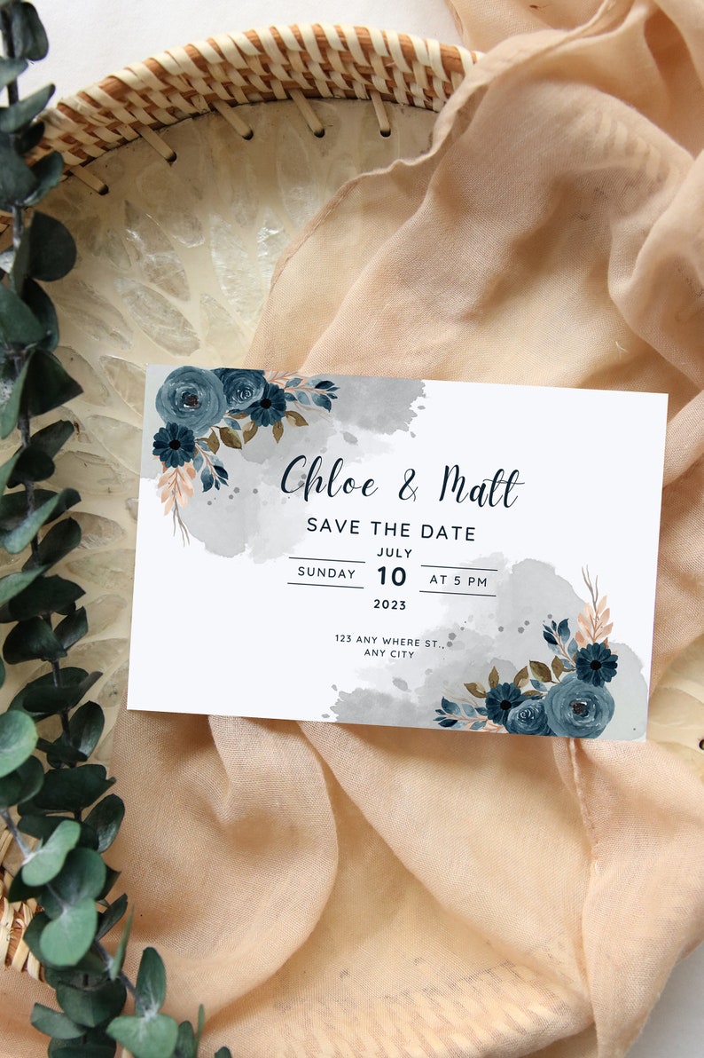 Simple 4x6 Invitation Card Mockup Horizontal Card Mockup - Etsy