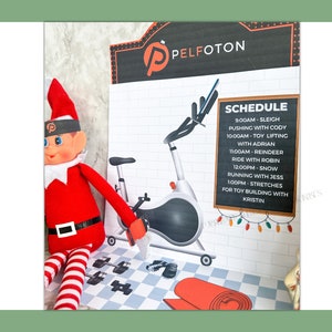 Printable Elf Fitness Christmas Elf Kit Elf Bundle Elf Ideas Elf Props ...