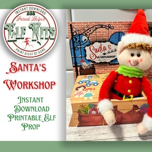 Printable Santas Workshop Christmas Elf Kit Elf Bundle Elf Ideas Elf ...
