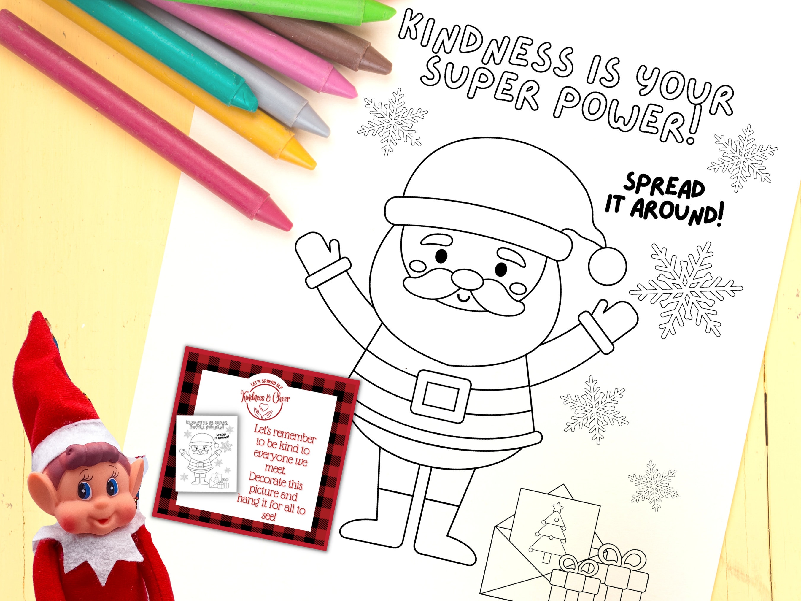 Elf Kit Holiday Kindness Project Elf Kit Elf Bundle Elf - Etsy