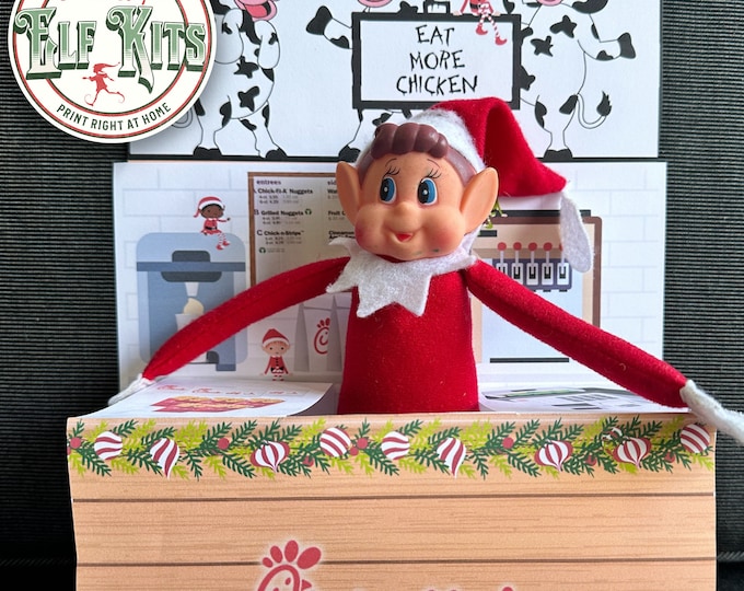 Printable Elf Chick Elf A| Christmas Elf Kit | Elf Bundle | Elf Ideas ...
