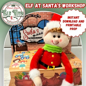Printable Santas Workshop Christmas Elf Kit Elf Bundle Elf Ideas Elf ...