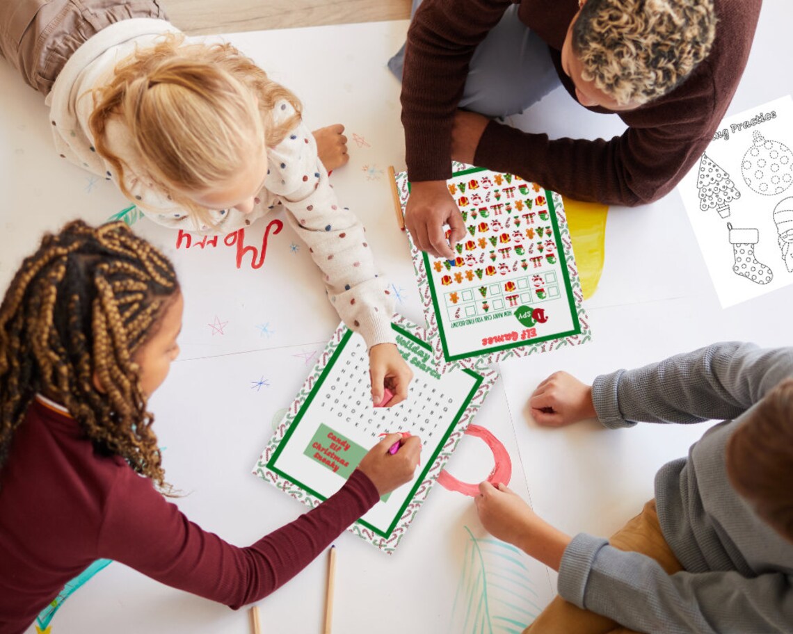 Printable Elf Games Christmas Elf Elf Ideas Elf Props - Etsy