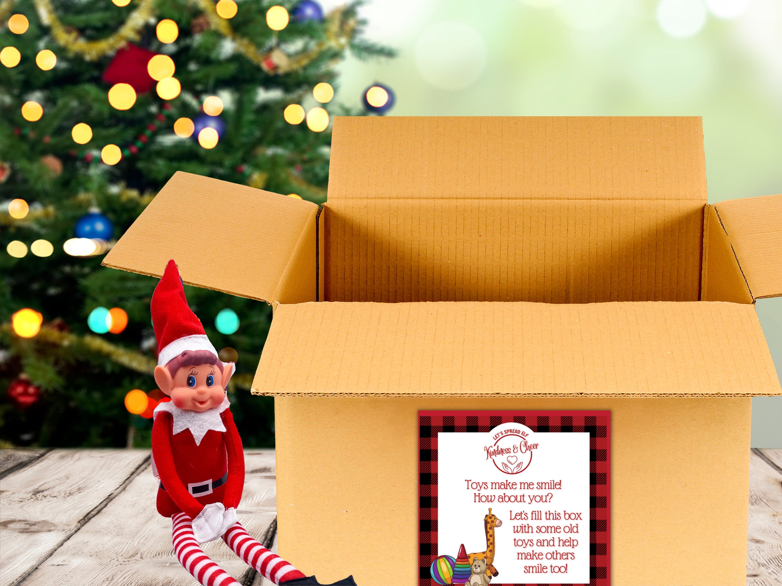 Elf Kit Holiday Kindness Project Elf Kit Elf Bundle Elf - Etsy