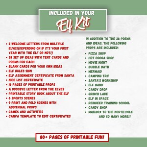 Multiple Elves Printable Elf Kit Christmas Elf Kit Elf Bundle Elf Ideas ...