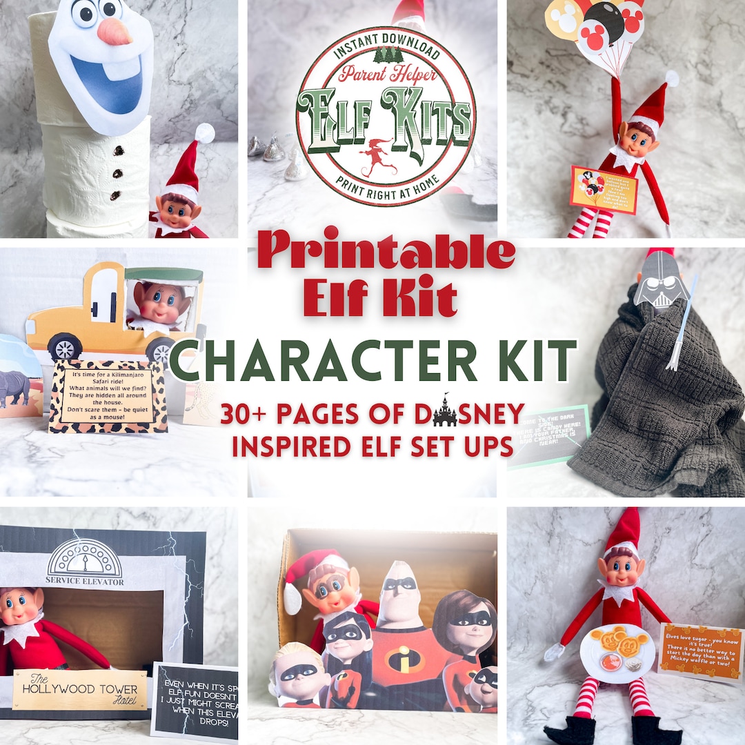Printable Elf Kit Christmas Elf Kit Elf Bundle Elf Ideas Elf Props Elf ...