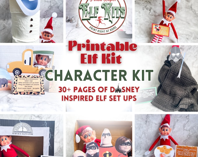 Printable Elf Kit | Christmas Elf Kit | Elf Bundle | Elf Ideas | Elf ...