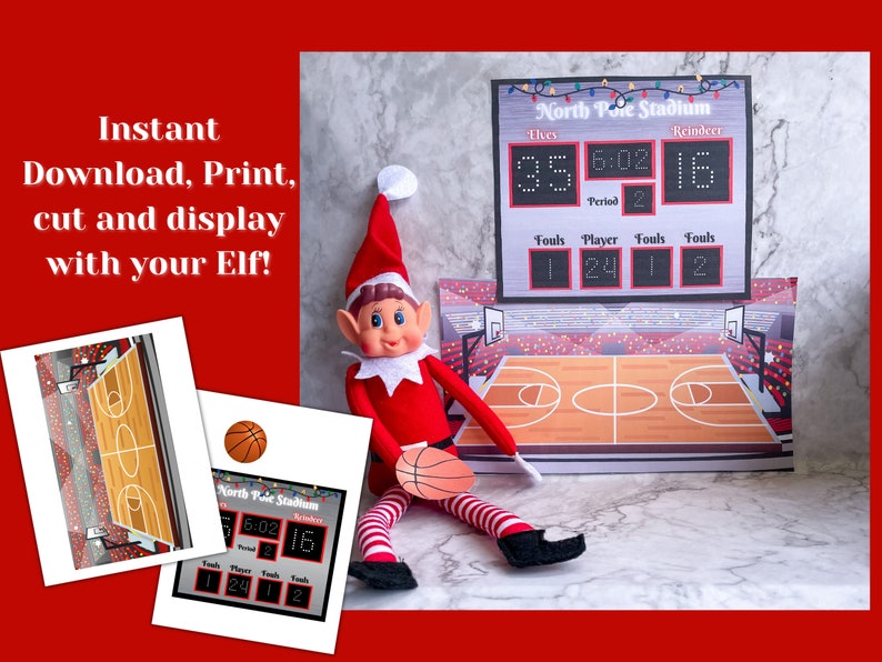 Printable Elf Sports Christmas Elf Elf Ideas Elf Props - Etsy