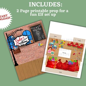 Printable Santas Workshop Christmas Elf Kit Elf Bundle Elf Ideas Elf ...