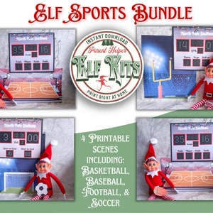 Printable Elf Sports Christmas Elf Elf Ideas Elf Props Elf Accessory ...