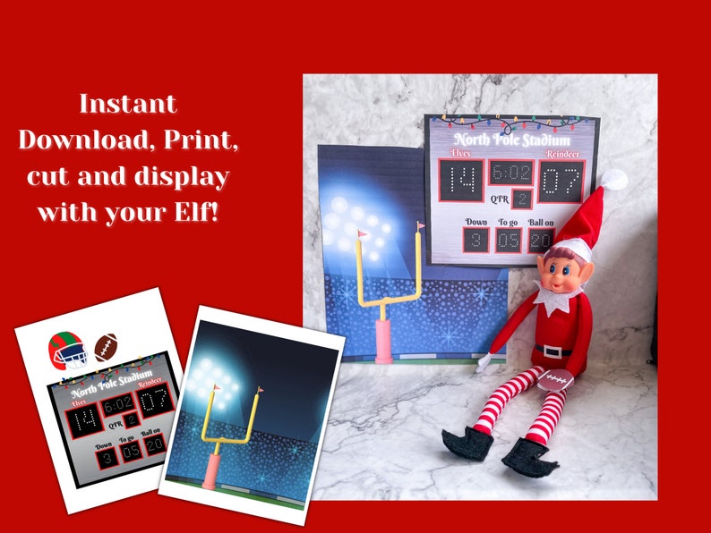 Printable Elf Sports Christmas Elf Elf Ideas Elf Props - Etsy