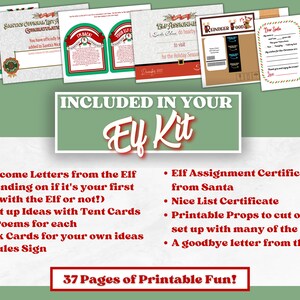 Printable Elf Kit Christmas Elf Kit Elf Bundle Elf Ideas - Etsy