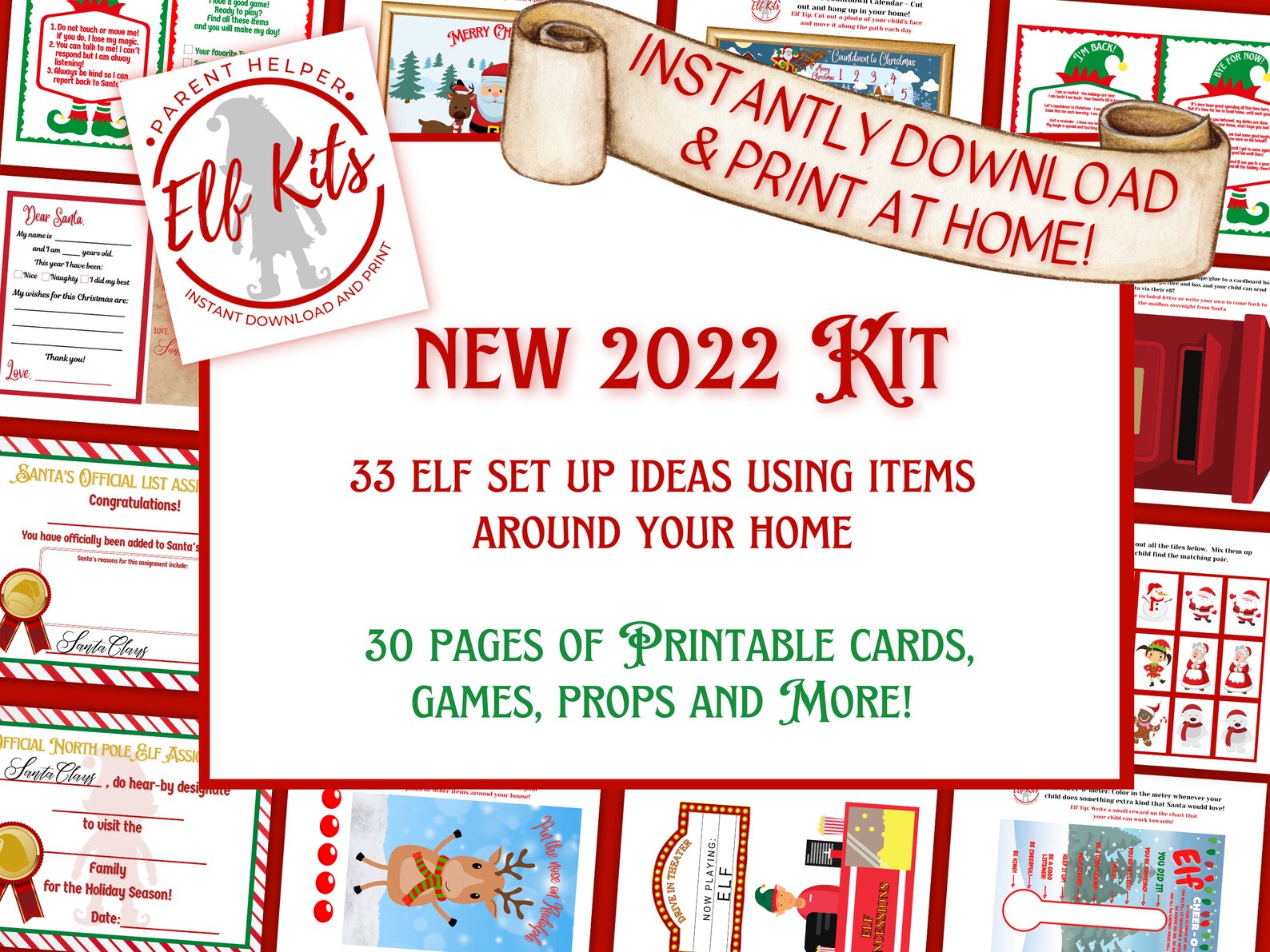 Printable Elf Kit Christmas Elf Kit Elf Bundle Elf Ideas - Etsy