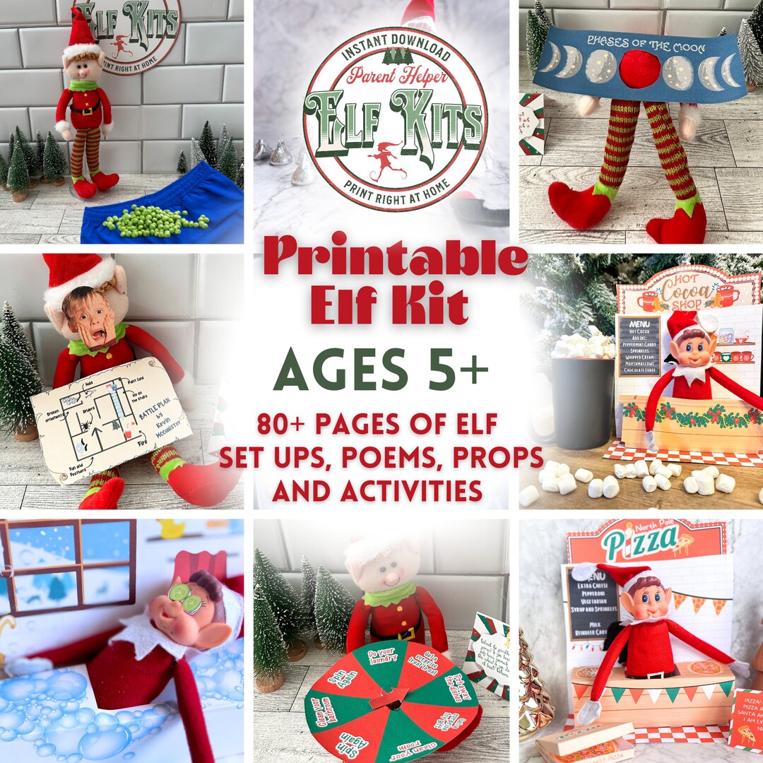 Printable Elf Kit Christmas Elf Kit Elf Bundle Elf Ideas Elf Props Elf ...
