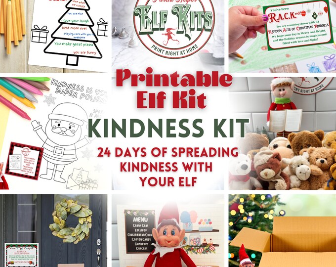 Elf Kit Holiday Kindness Project | Elf Kit | Elf Bundle | Elf Ideas ...