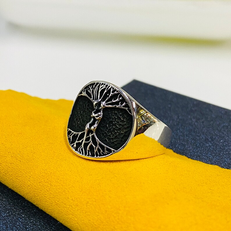 Best Family Tree Ring Tree of Life Engraved Tree Jeweley - Etsy