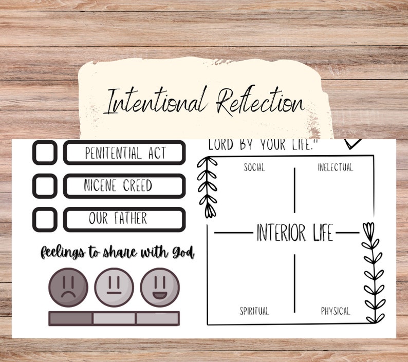 Mass Reflection Catholic Journal L Childrens Mass Prayer Printable Download L Kid Sunday Print ...