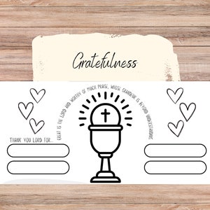 Adoration Reflection Catholic Journal L Childrens Prayer Printable ...