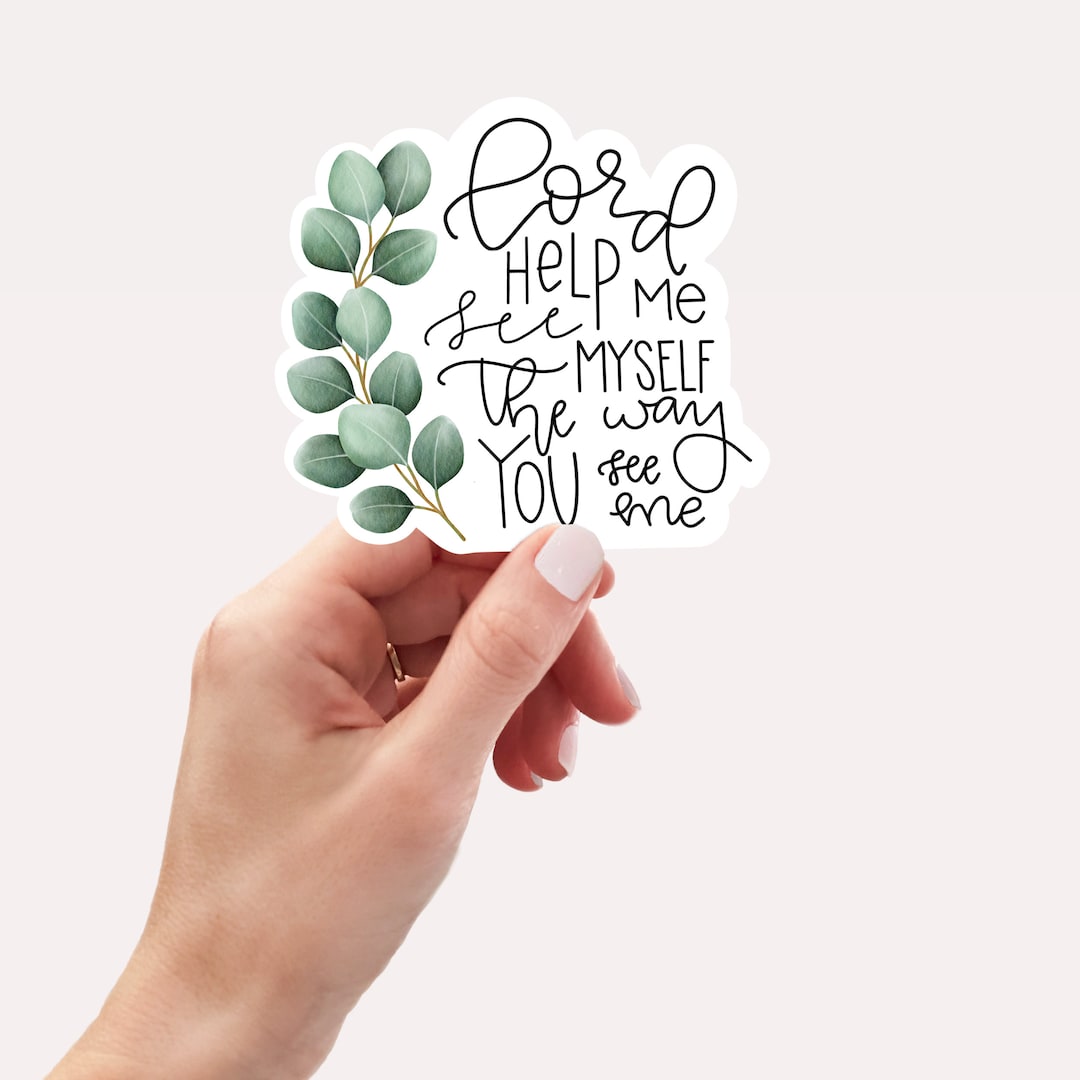 Lord Help Me Sticker, Jesus Prayer Sticker, Christian Vinyl Sticker ...