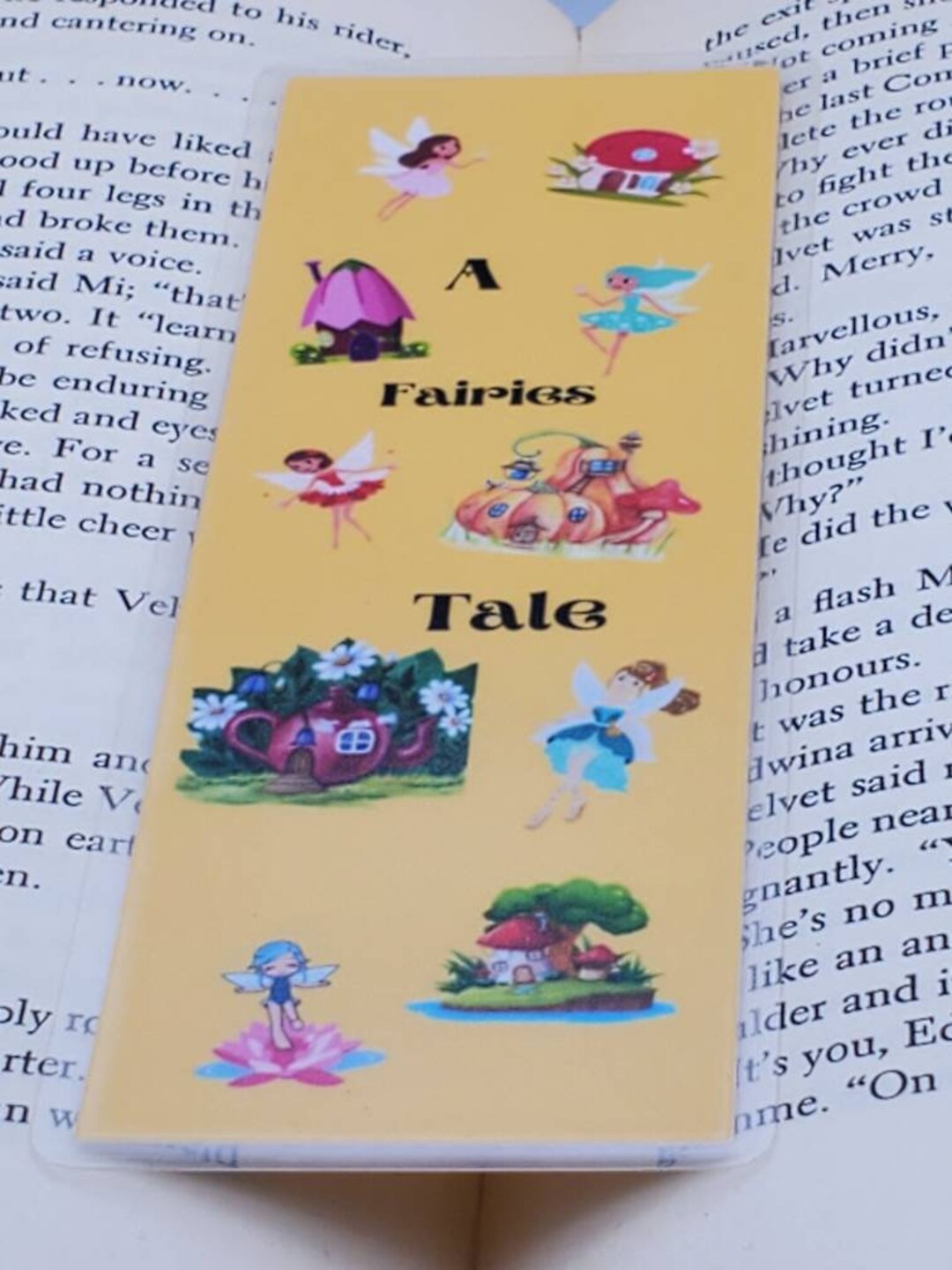 A Fairies Tale Bookmark Fairy Houses Laminated Stationery Journal ...