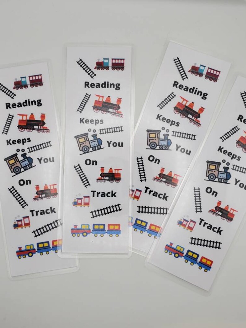 Reading Keeps You on Track Bookmark Trains Train Tracks Bookmarker Read ...