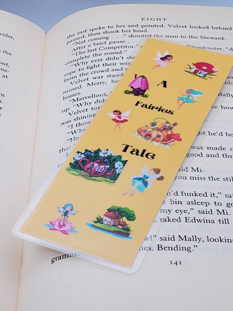 A Fairies Tale Bookmark Fairy Houses Laminated Stationery Journal ...