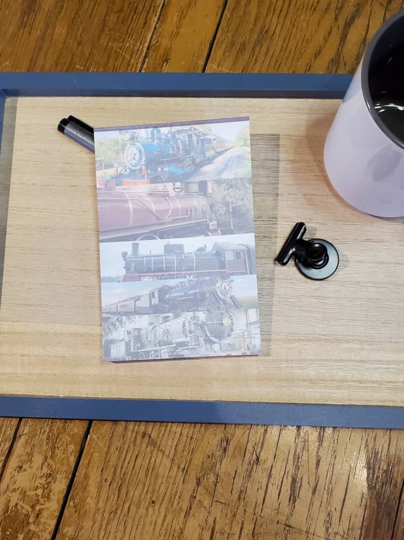 Real Trains, Steam Engines Notepad, Five Vintage Steam Trains, 4x6 Memo ...