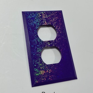 Holographic 3D Printed Light Switch Covers | Outlet Covers | Custom ...