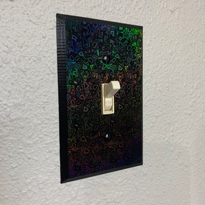 Holographic 3D Printed Light Switch Covers | Outlet Covers | Custom ...