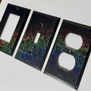 Holographic 3D Printed Light Switch Covers | Outlet Covers | Custom ...