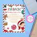 Elf Arrival Easy Print Letter, Easy Print Christmas Elf PDF, I'm Back ...