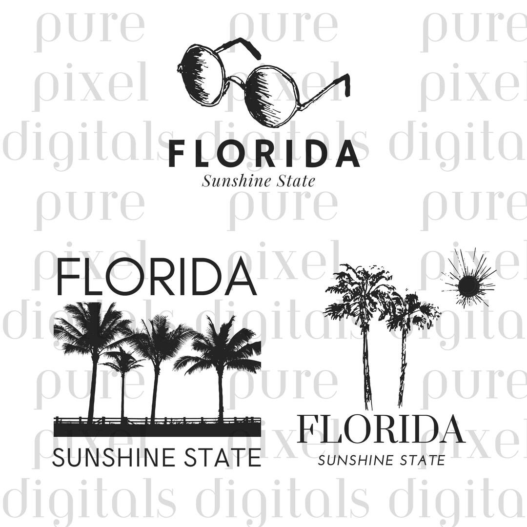 Florida SVG Bundle - Sunshine State Retro Digital Download for Cricut ...