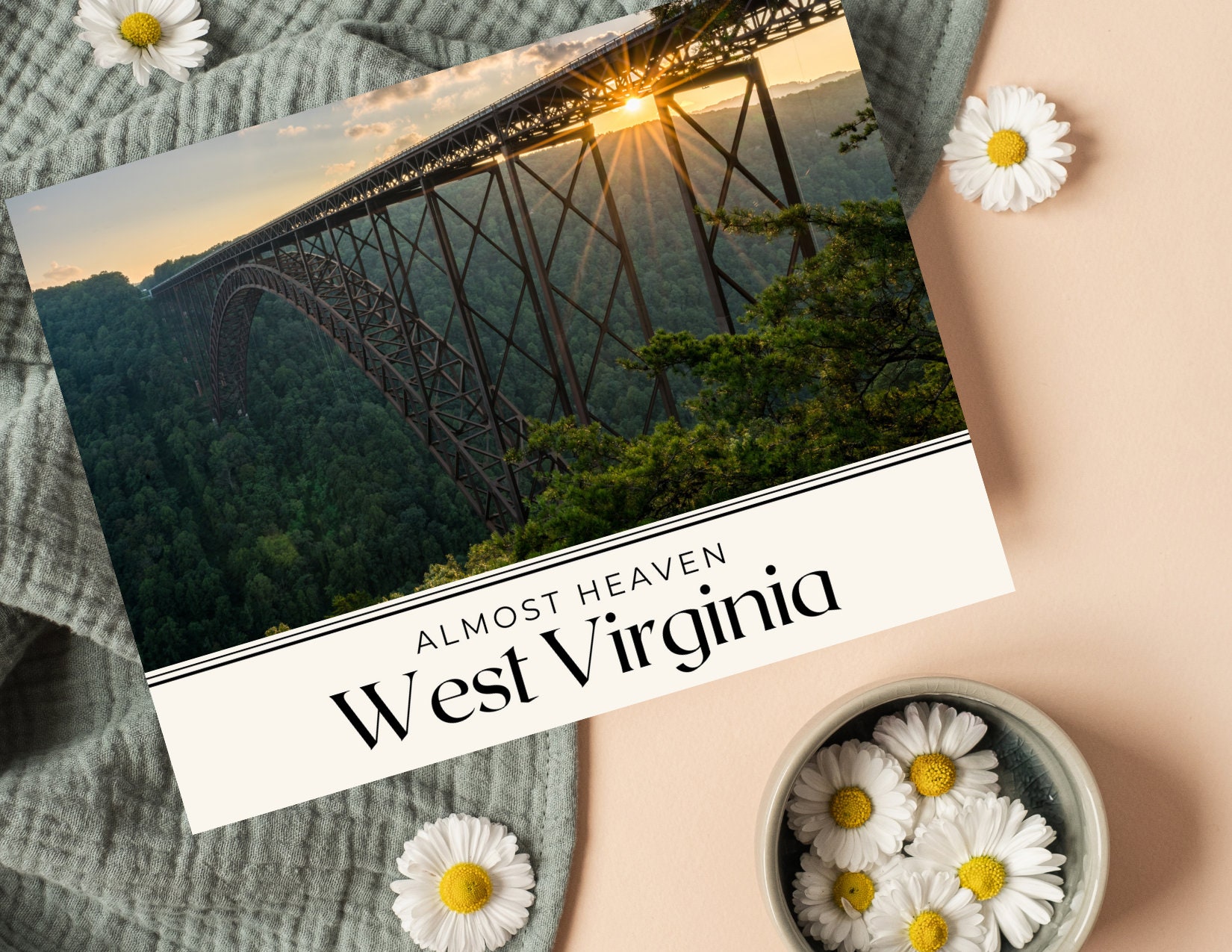 West Virginia Postcards - Almost Heaven - Digital Scenic Mountains ...