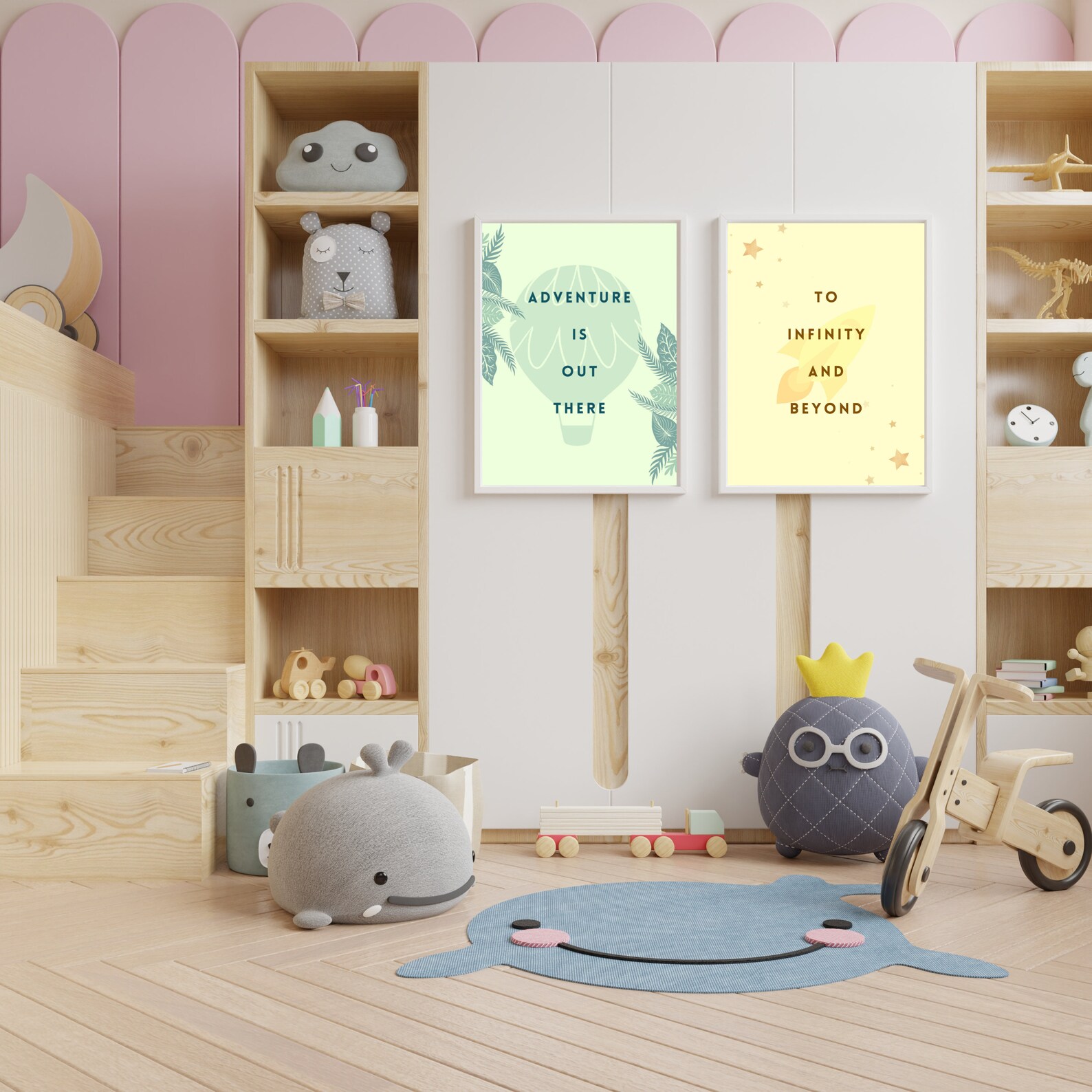To Infinity and Beyond Print, Kid's Room Decor (digital Download) - Etsy